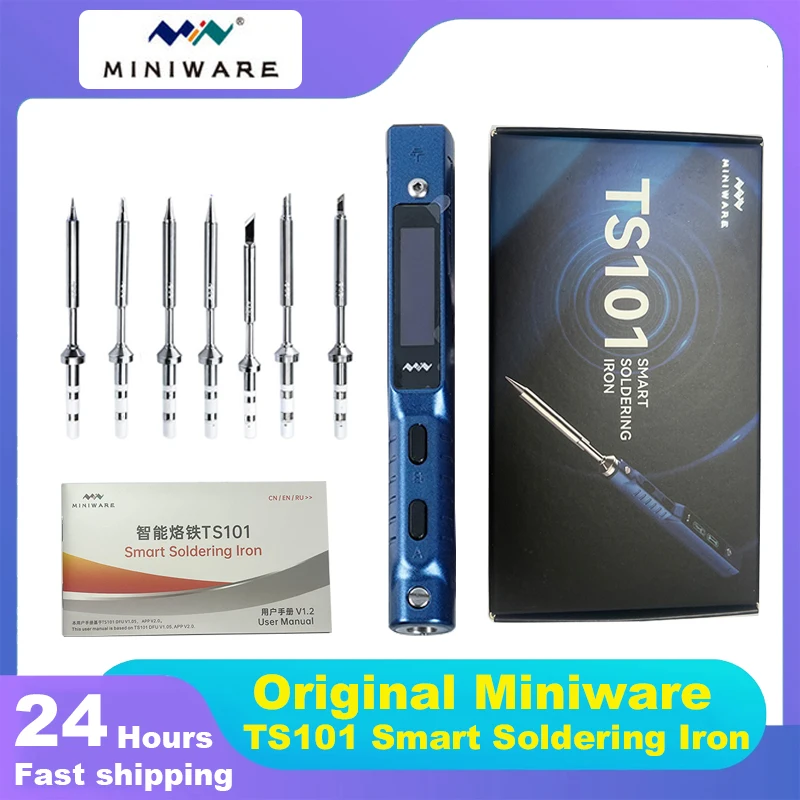 MINIWARE-TS101-Digital-Display-Electric-Soldering-Iron-High-Power-Welding-Pen-Internal-Heating ...