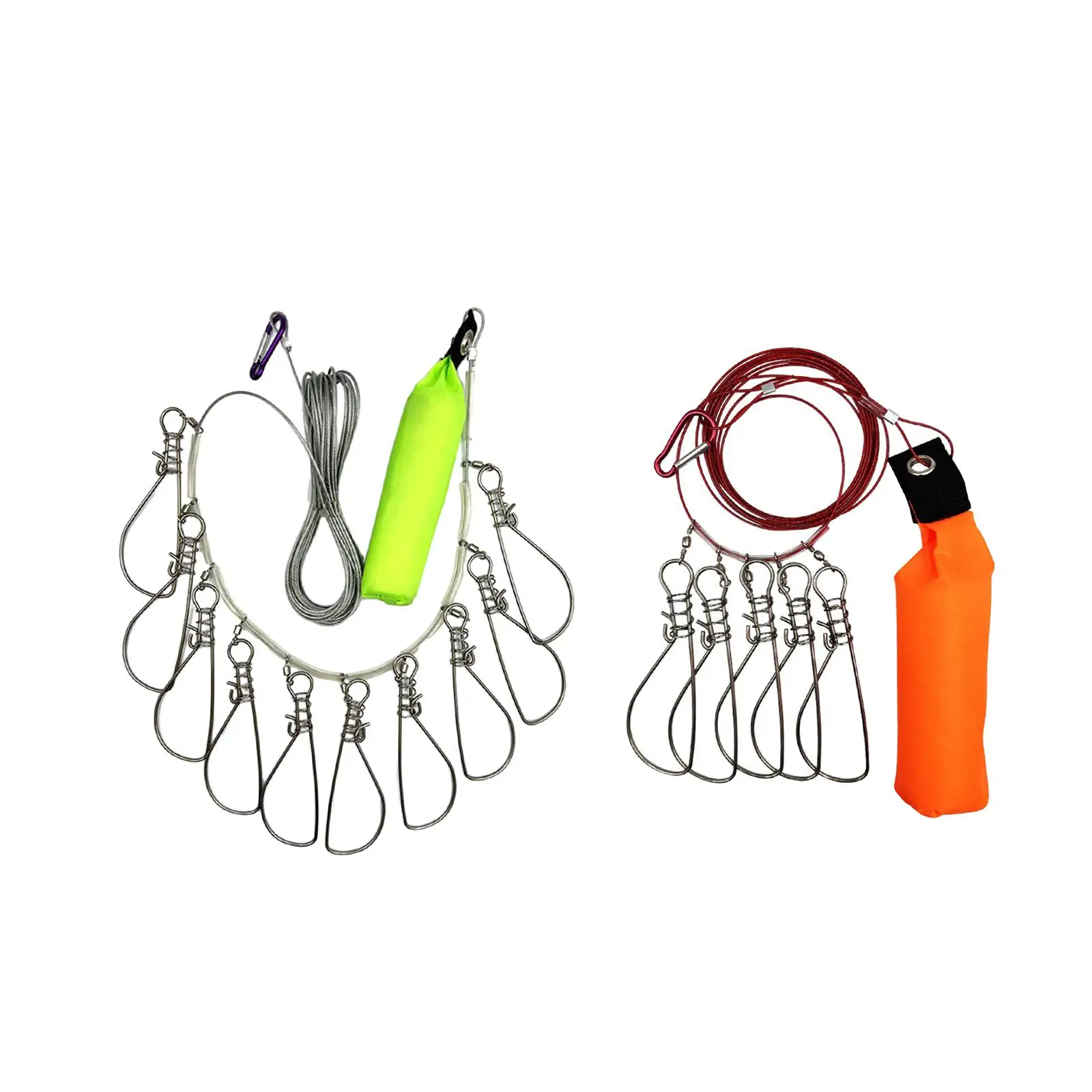 Fishing-Stringer-Live-Fish-Buckle-Lock-Metal-Snap-High-Strength-Snaps ...