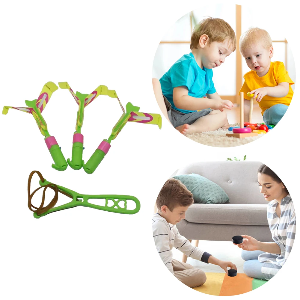 Rocket-Slingshot-Flying-Toys-10Pcs-LED-Arrow-Helicopters-10Pcs ...
