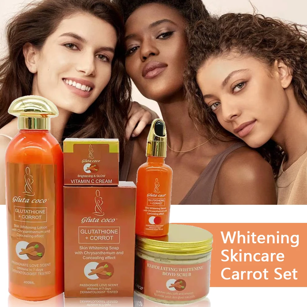 Gluta-Master-Carrot-Skin-Whitening-Brightening-Set-Moisturising-Anti ...