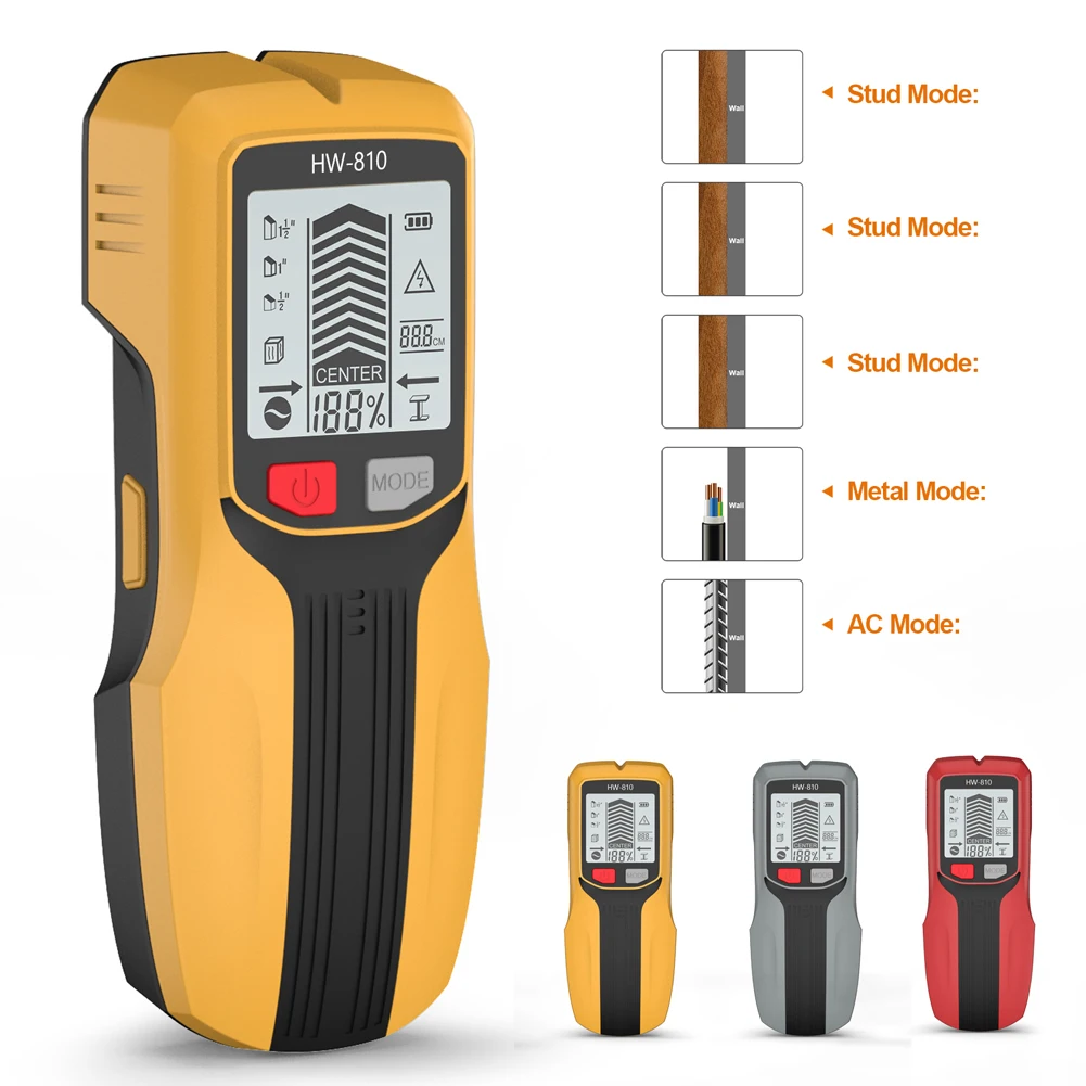 6 in 1 Smart Stud Finder Wall Scanner High Accuracy Stud Finder Tool ...