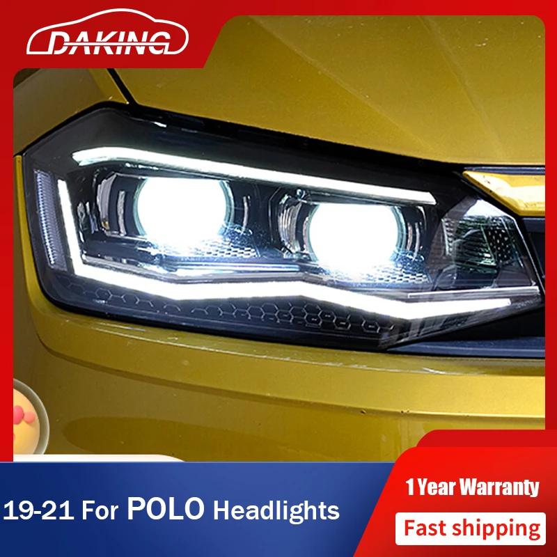 New-Car-Headlights-For-Volkswagen-VW-Polo-Plus-2019-2021-GTI-Poloplus ...