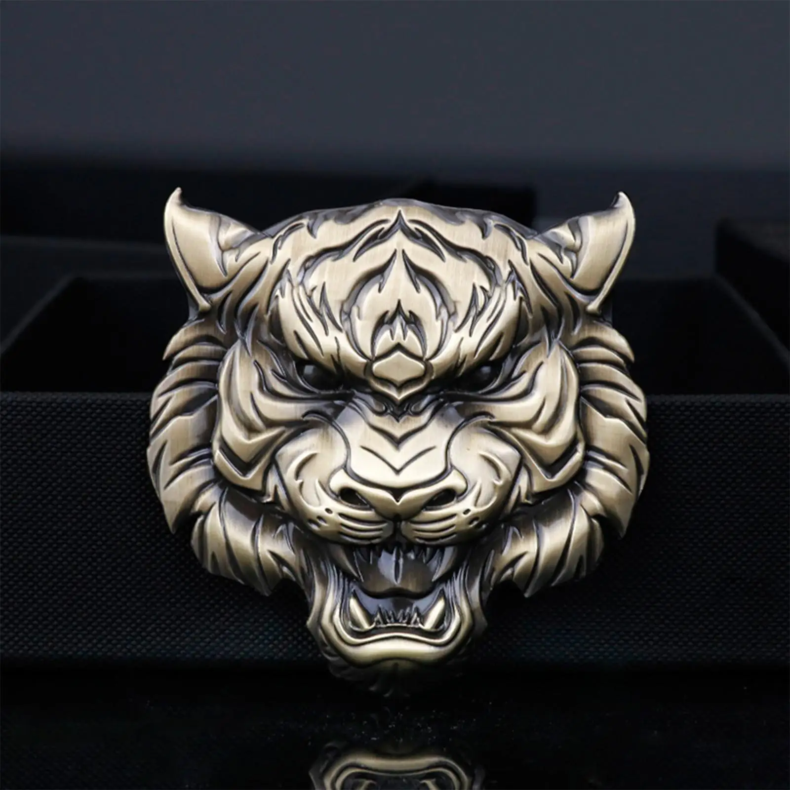 Tiger Face Auto Sticker Decal Styling 3d Metal Decorative Universal ...
