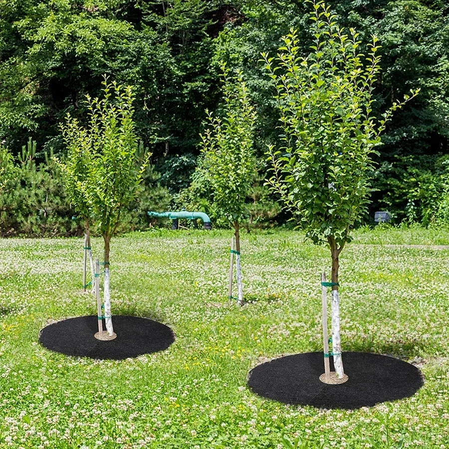 Non-Woven Tree Mulch Ring Weeding Barrier – Gardening Galore