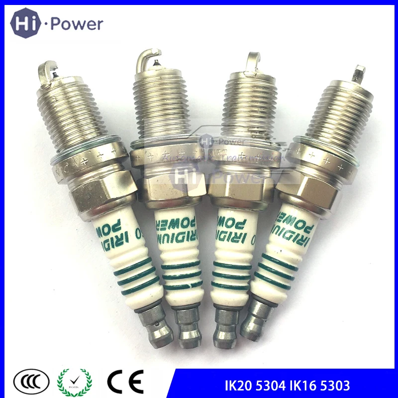 4pcs IK20 5304 IK16 5303 Car Iridium Spark Plugs in Japan for Toyota ...