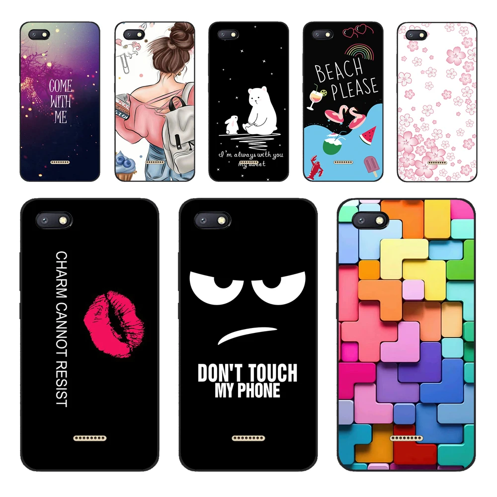 Silicone Case For xiaomi Redmi 6a Case Redmi 6 Redmi6 A6 Soft tpu Back ...