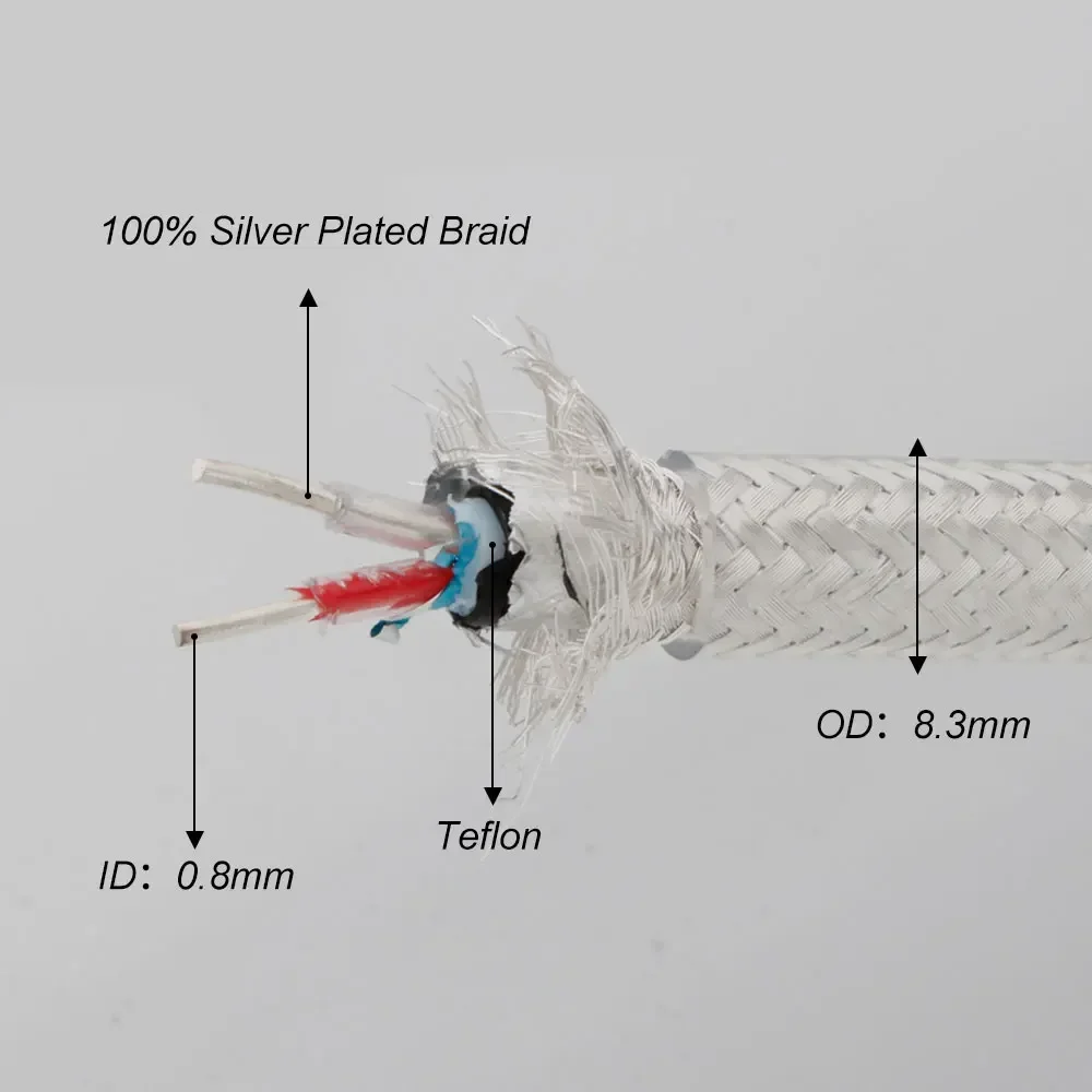 4N-Pure-Sliver-Solid-Pure-Silver-DIY-RCA-Audio-Cable-RCA-to-2RCA-Bulk ...