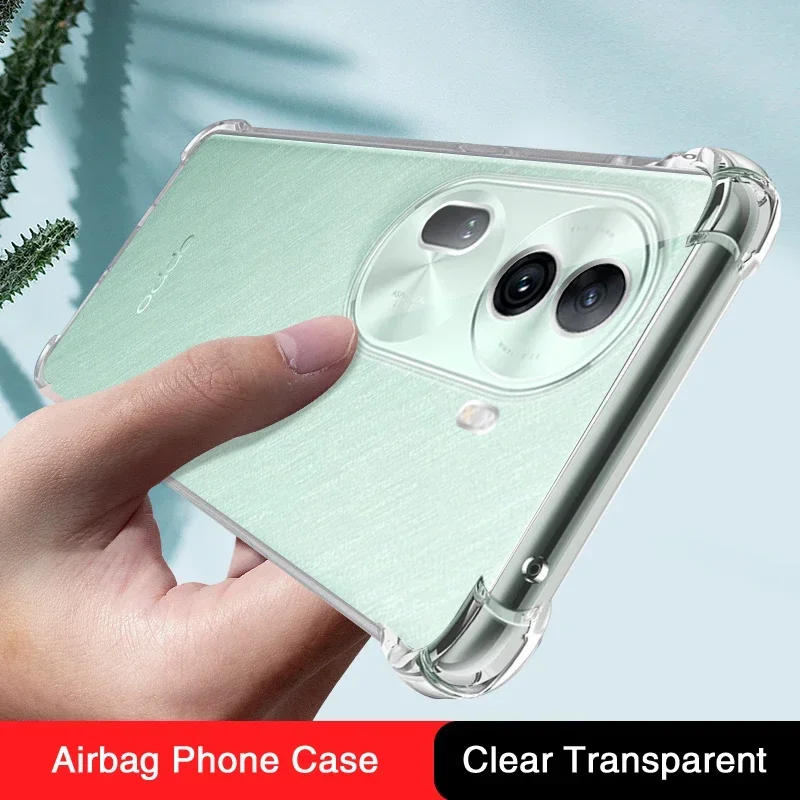 Airbag-Transparent-Phone-Case-for-OPPO-Reno11-Reno-11-Pro-11Pro-5G-Soft ...