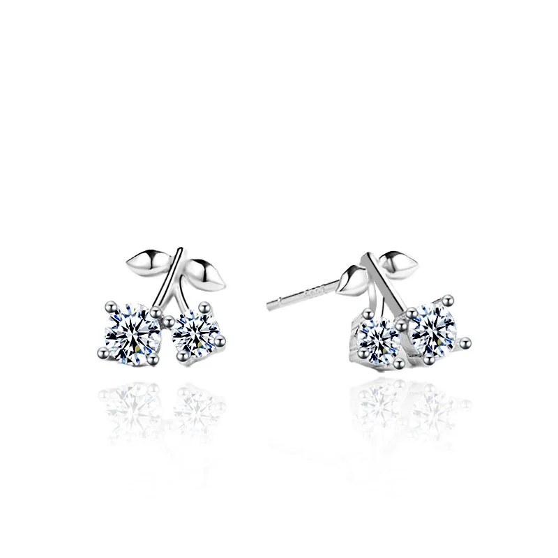 ZFSILVER Fashion Trend Classic 925 Silver Color D 0.2ct Moissanite ...