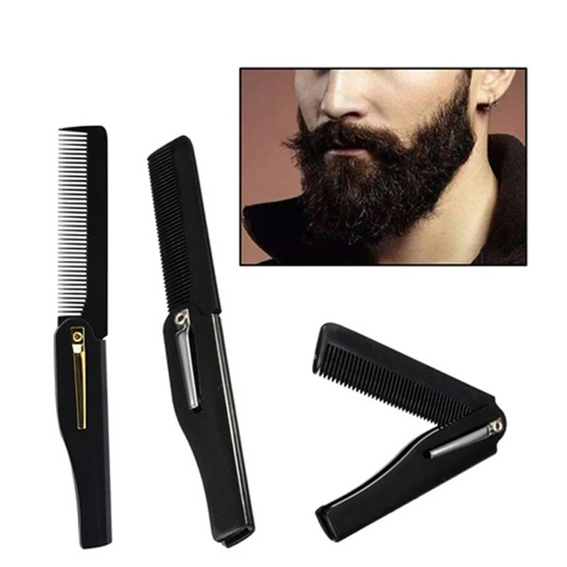 1PC-Portable-Folding-Knife-Hair-Combs-Travel-Commercial-Plastic-Small ...