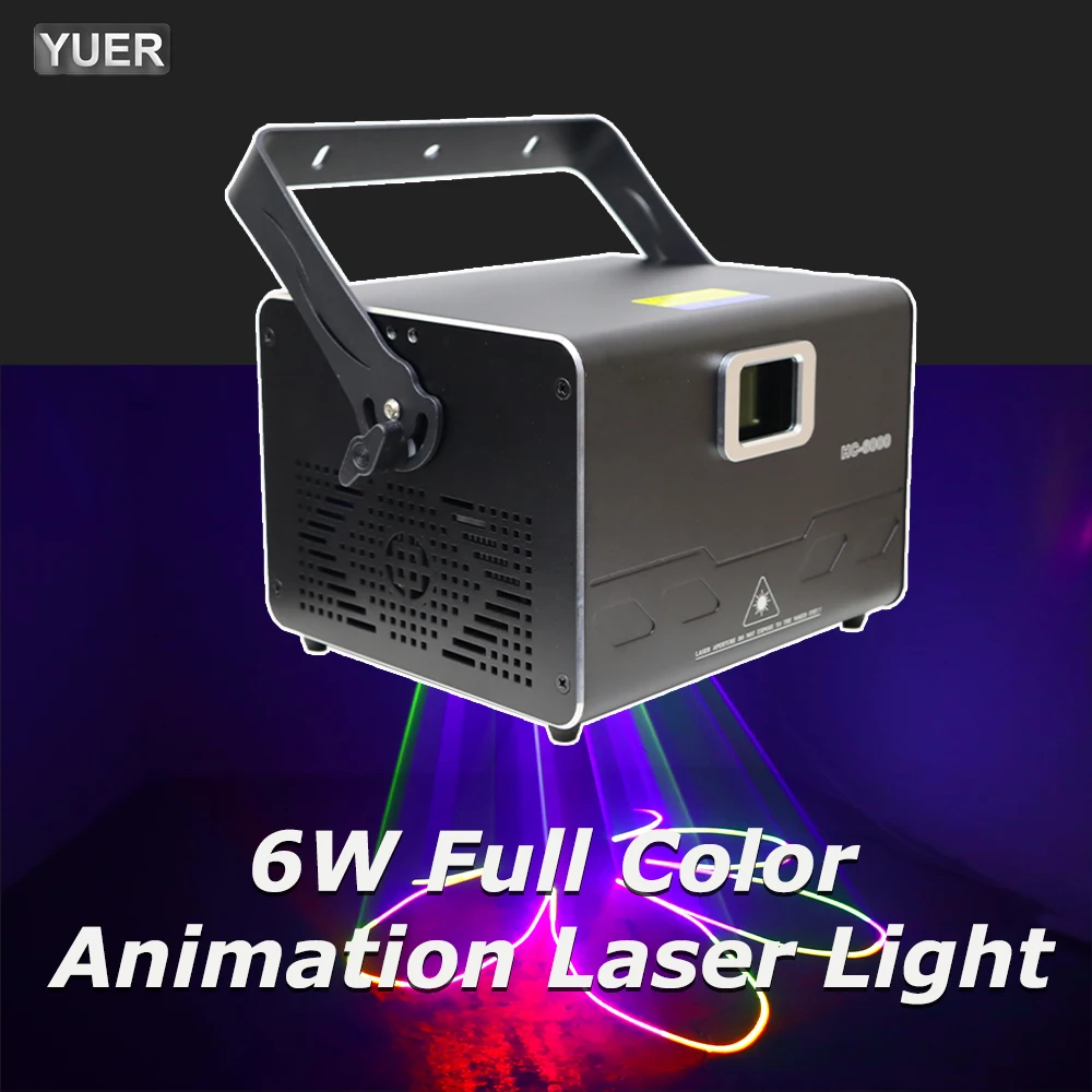 NEW Mold ILDA 6W RGB Laser Light Animation Beam Scanner Stage Laser ...