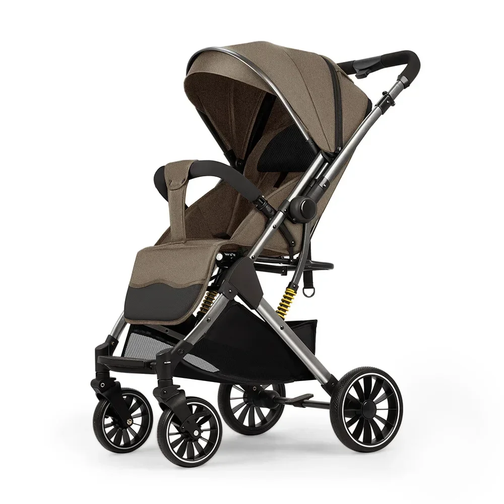 Baby-Stroller-High-Landscape-Lightweight-Folding-Stroller-Newborn-Baby ...