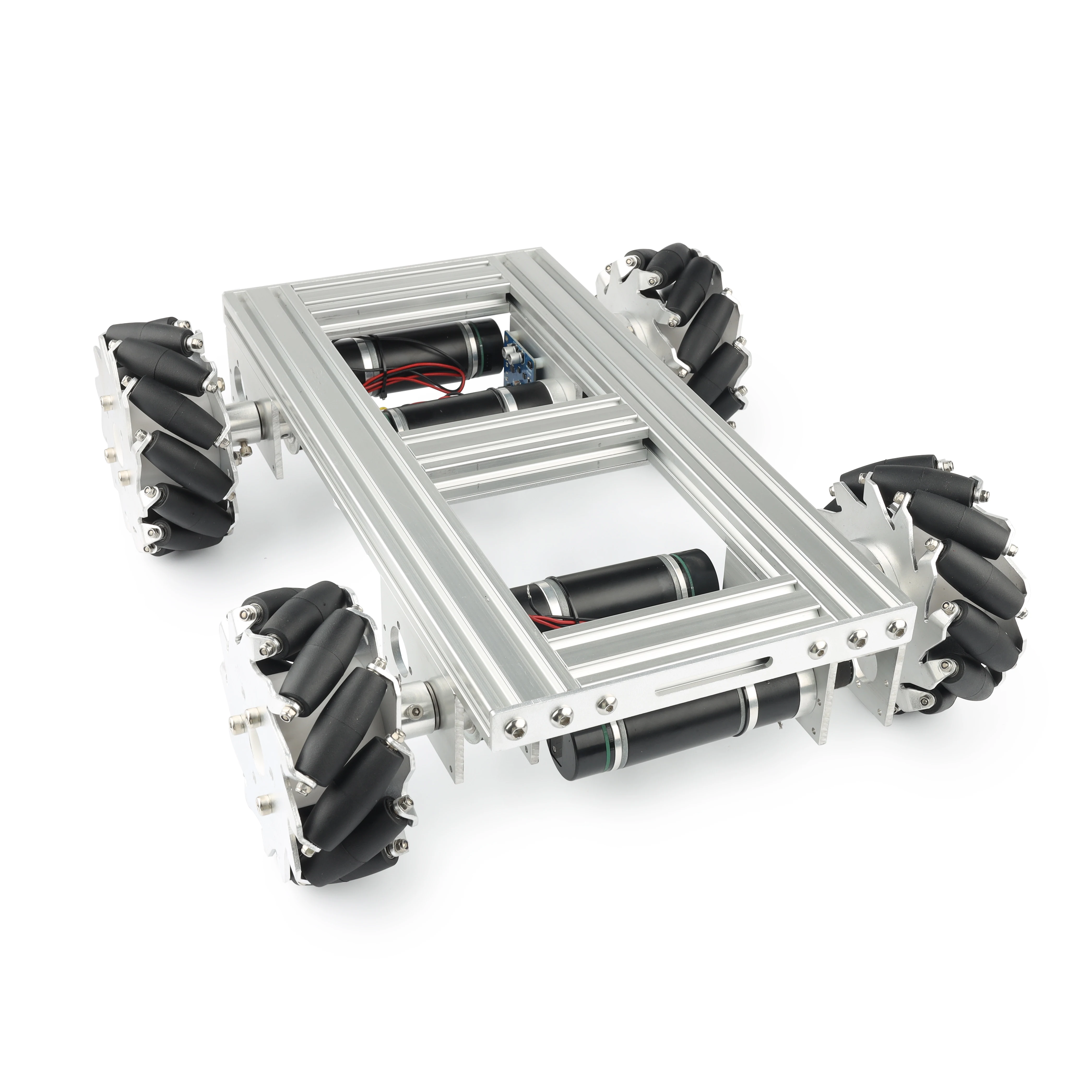 35kg Heavy-Duty 4WD Mecanum Wheel Trolley Omnidirectional Mobile Robot ...