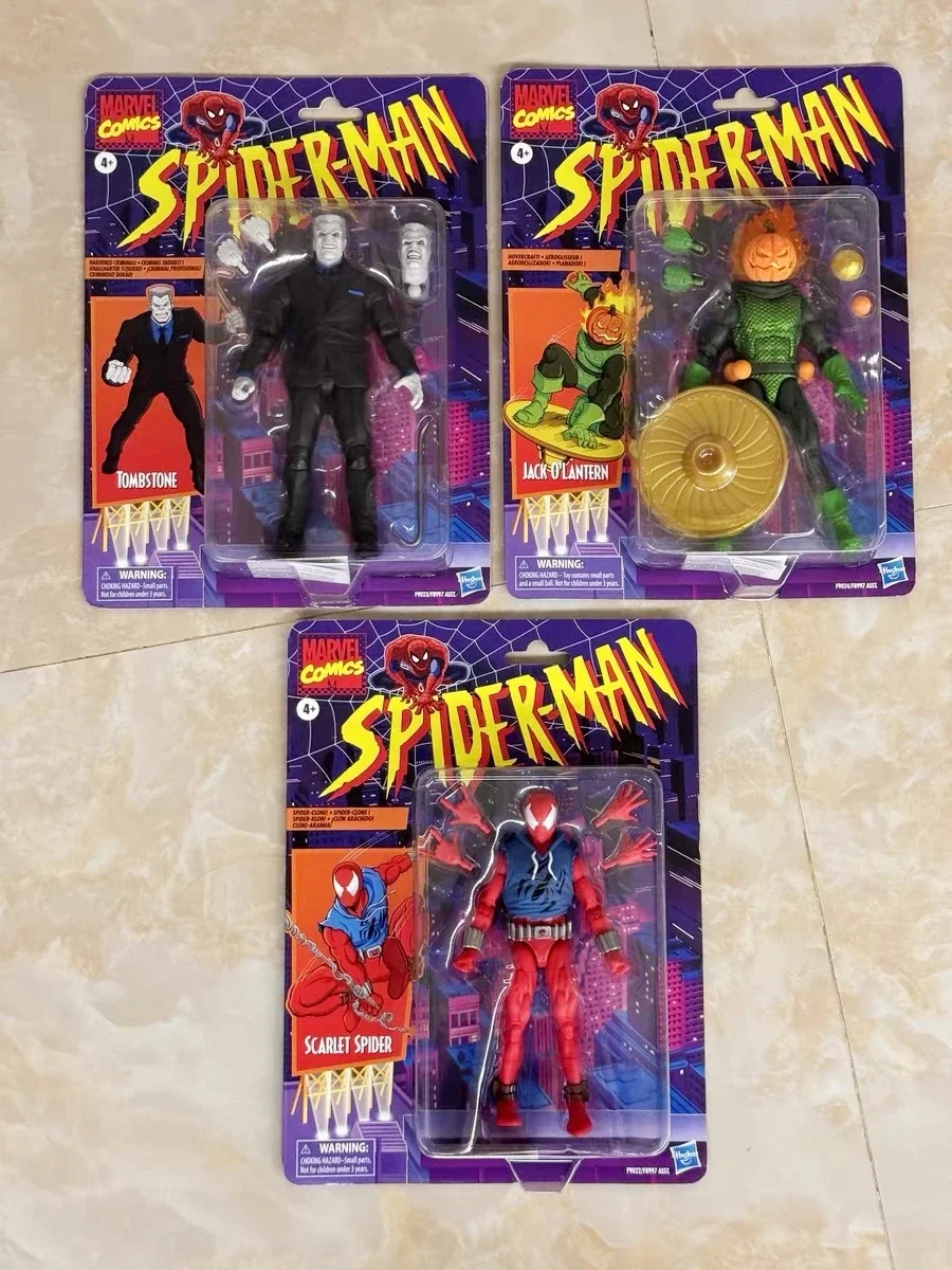 Genuine-Marvel-Legends-Scarlet-Spider-Man-Jack-Spider-Ray-Tombstone ...