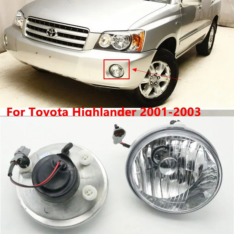 1 Pair Car-styling Front Bumper Fog Light Fog Lamp With Bulbs For ...