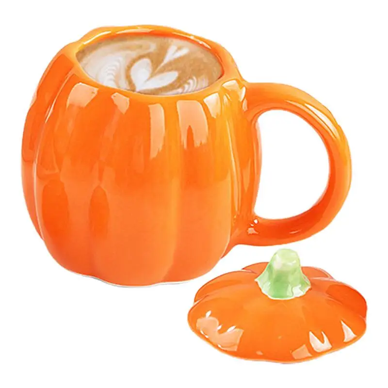 Pumpkin-Coffee-Cups-Autumn-Ceramic-Drink-Cups-Coffee-Mug-With-Lid-Spoon ...