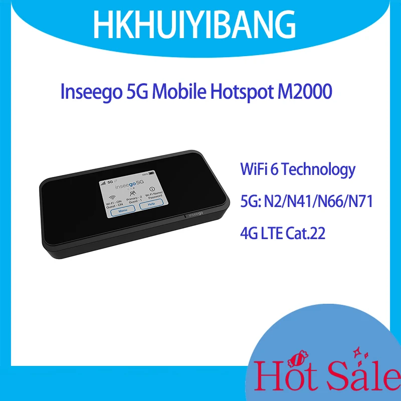 Inseego 5G MiFi Mobile Hotspot M2000 WiFi 6 Wireless Modem Router 5G ...