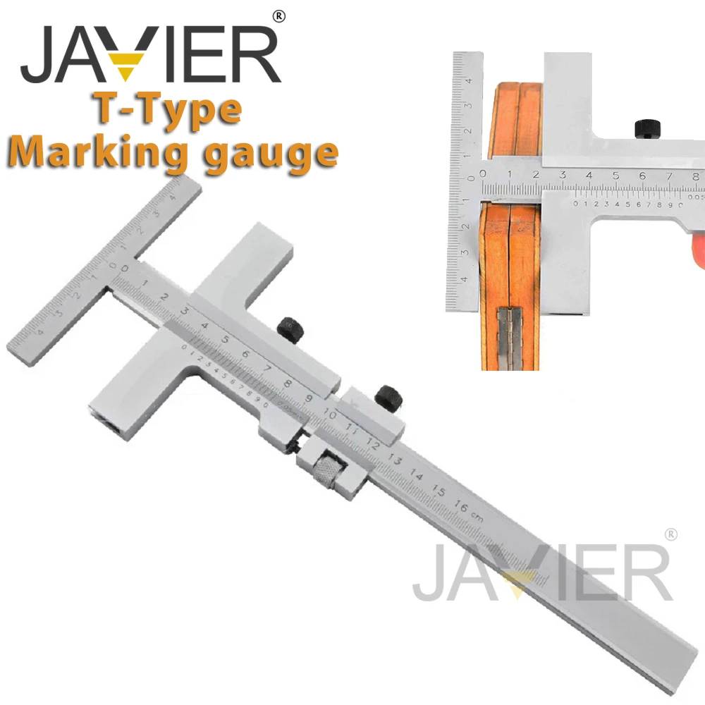 0 160mm T Type Marking Vernier Caliper with fine adjustment/T Marking ...