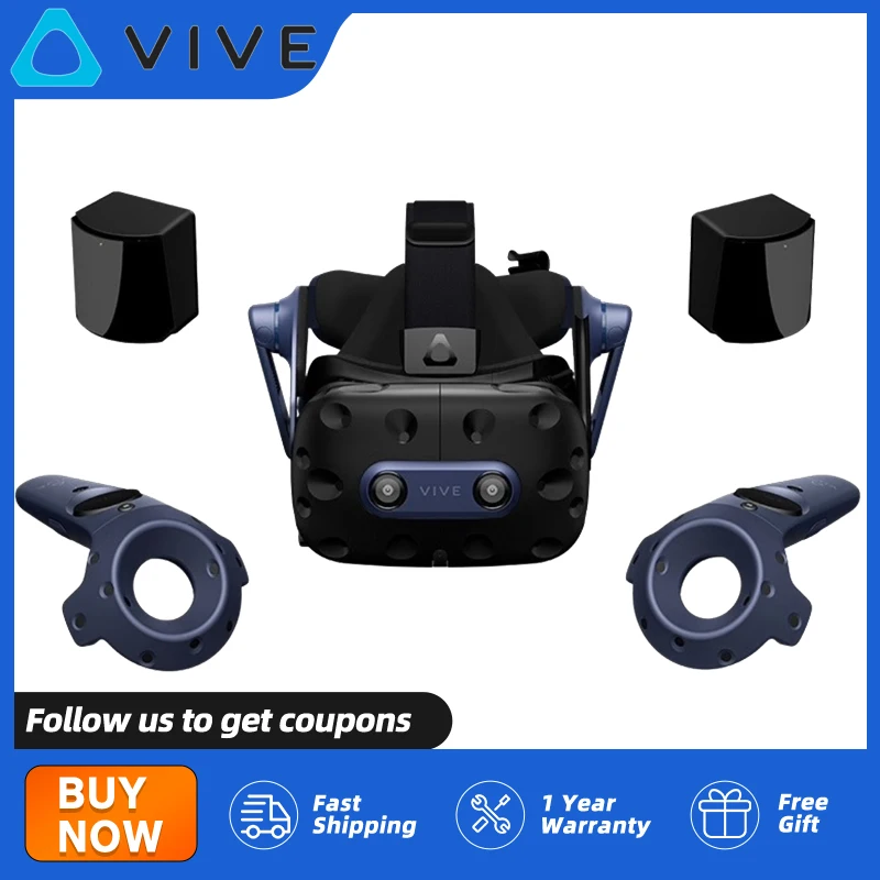 HTC-VIVE-Pro2-VR-Headsets-120Hz-Refresh-Rate-5K-High-Definition-Virtual ...