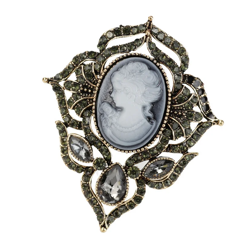 Resin Turkish Women Vintage Brooch | Turkish Vintage Brooch Antique ...