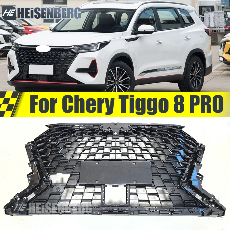 For Chery Tiggo 8 PRO Front Bumper Grille Mask Radiator Grille Racing ...