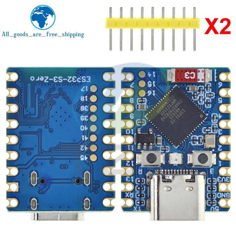 TZT-ESP32-S3-Zero-Mini-Module-WiFi-Bluetooth-Ultra-small-Size-ESP32-C3 ...