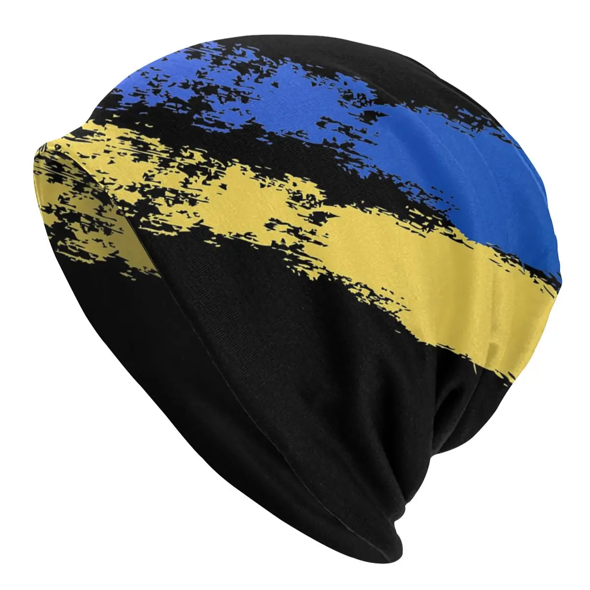 Custom-Ukrainian-Flag-Bonnet-Beanie-Knitted-Hat-Fashion-Unisex-Adult ...