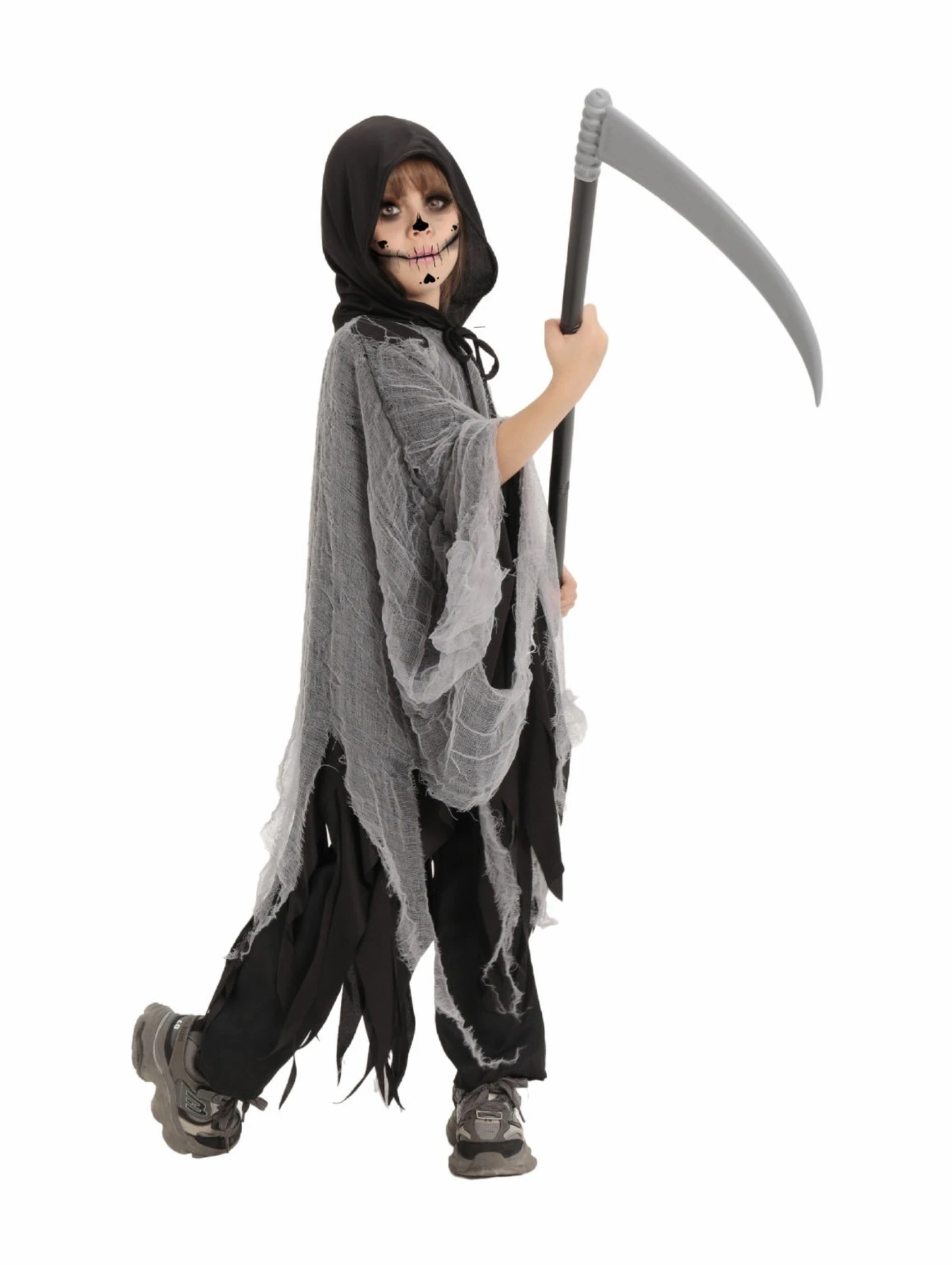 Kids-Death-Hooked-Cloak-Scary-Halloween-Costumes-for-Boy-Black-Cape-for ...