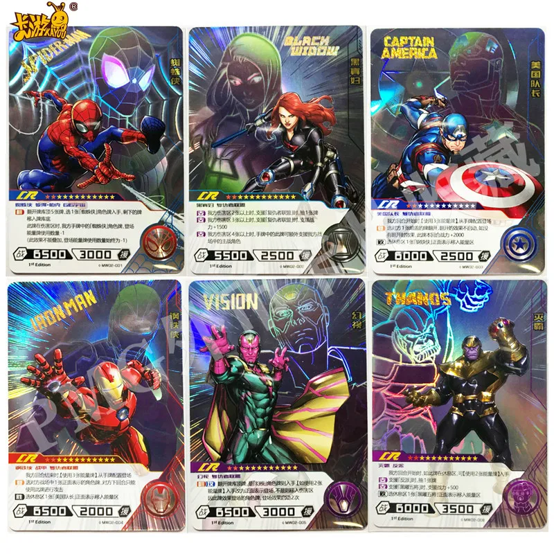 Marvel-Avengers-Alliance-Cards-Hero-Battle-Spider-Man-Thanos-CR-Cards ...