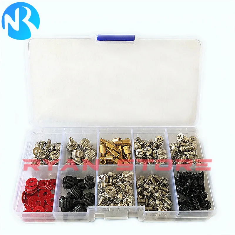 228pcs Hard Disk Diy Motherboard M3 Pc Personal Computer Assemble Case