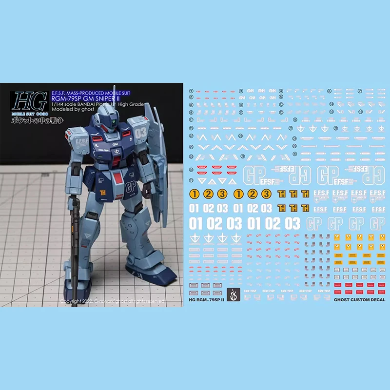 Model-Decal-for-1-144-HGUC-RGM-79SP-GM-Sniper-II-Model-Kits-Ghost ...