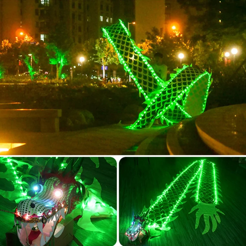 Children-Chinese-Dragon-Dance-Props-With-Light-Dragon-3M-One-Sided-Kids ...
