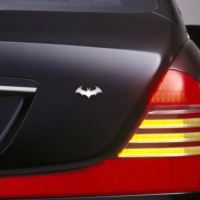 Cool 3D Metal bat auto logo car sticker metal badge emblem tail decal ...