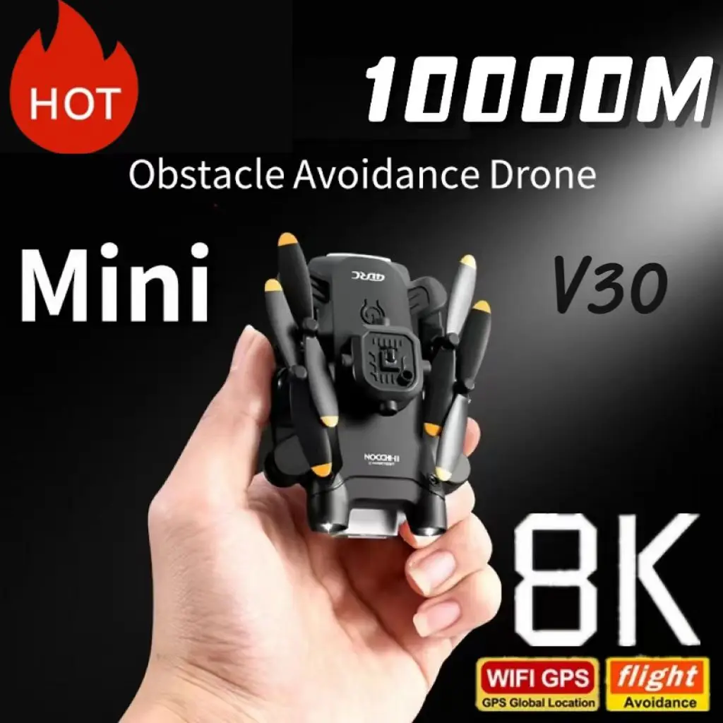 4DRC-V30-Mini-Drone-5G-8K-HD-Dual-Camera-GPS-FPV-Drones-Profesional ...