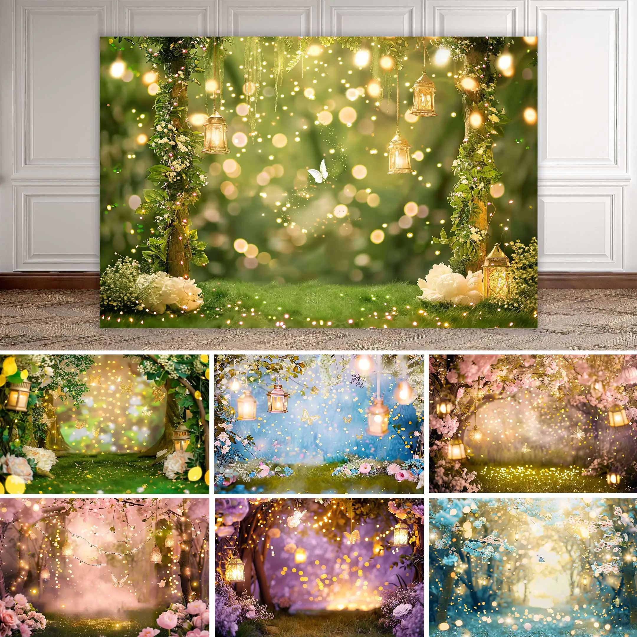 NeoBack-Enchanted-Forest-Backdrop-Fairy-Tale-Magic-Tree-Flower-Girl ...