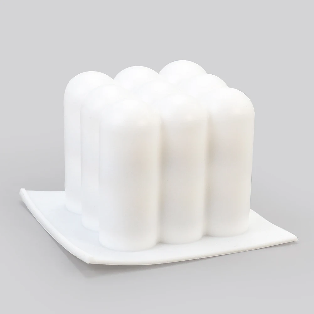 3d Cube Homemade Baking Cake Chocolate Mold Silicone Square Bubble Mold ...