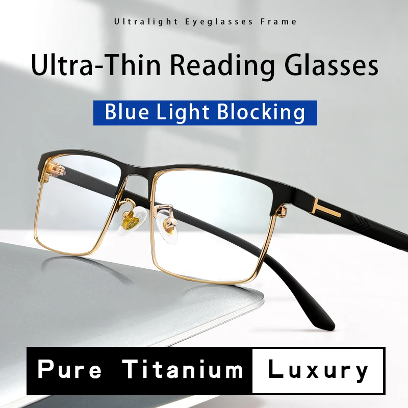 Ultra-Thin-Lightweight-Reading-Glasses-for-Men-Titanium-Frame-Anti-Blue ...