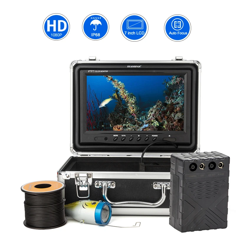 Underwater-camera-1080p-7-inch-lcd-Endoscope-camera-Waterproof-1000TVL ...