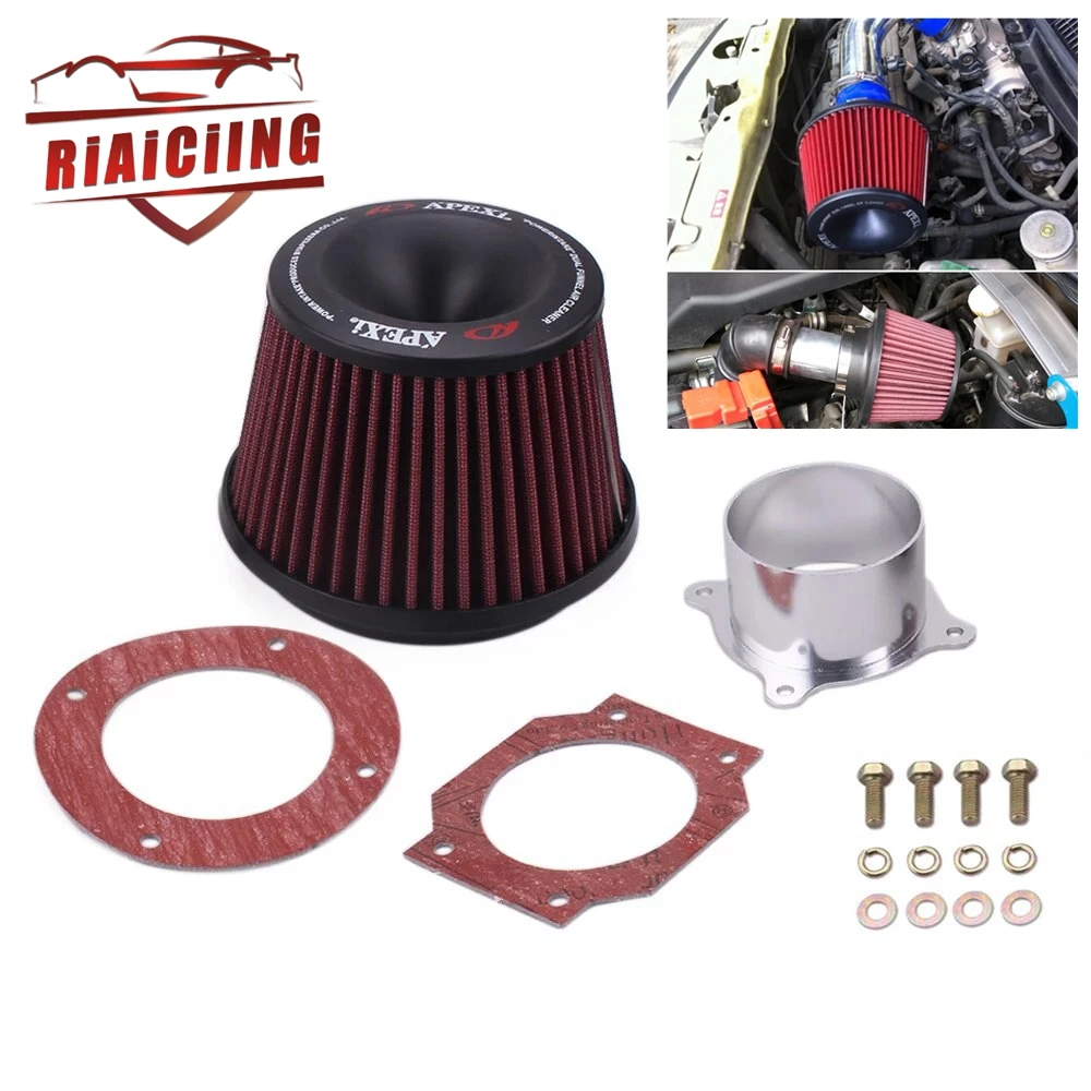 Universal-Car-Air-Cleaner-Intaking-Filter-Adaptador-de-funil-duplo-Uso ...