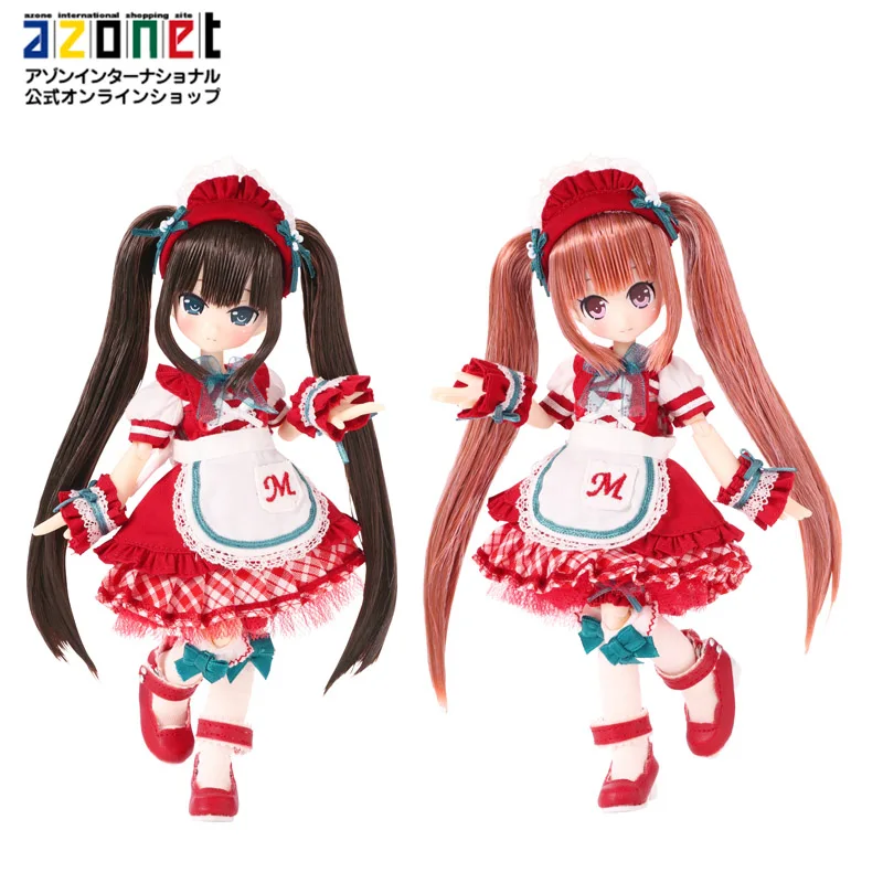 Azone 1/12 lil' fada morango parfait emm mindy pvc figura de ação anime ...