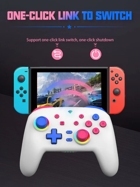 マート Switch コントローラー switch 有機el グリップコントローラー BEBONCOOL nintendo proコントローラー スイッチ プロコン ジャイロセンサー搭載 HD ...