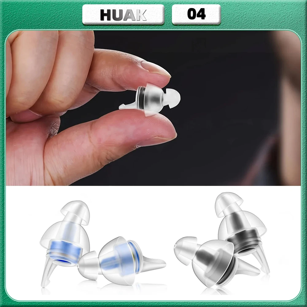 HUAK-High-Fidelity-Concert-Silicone-Ear-Plugs-for-Noise-Cancelling ...