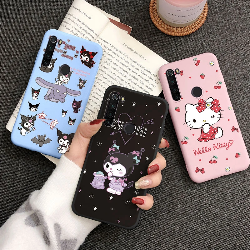 For-Redmi-Note-8-8T-Note8-Pro-Phone-Case-Kuromi-Melody-Back-Cover-Soft ...