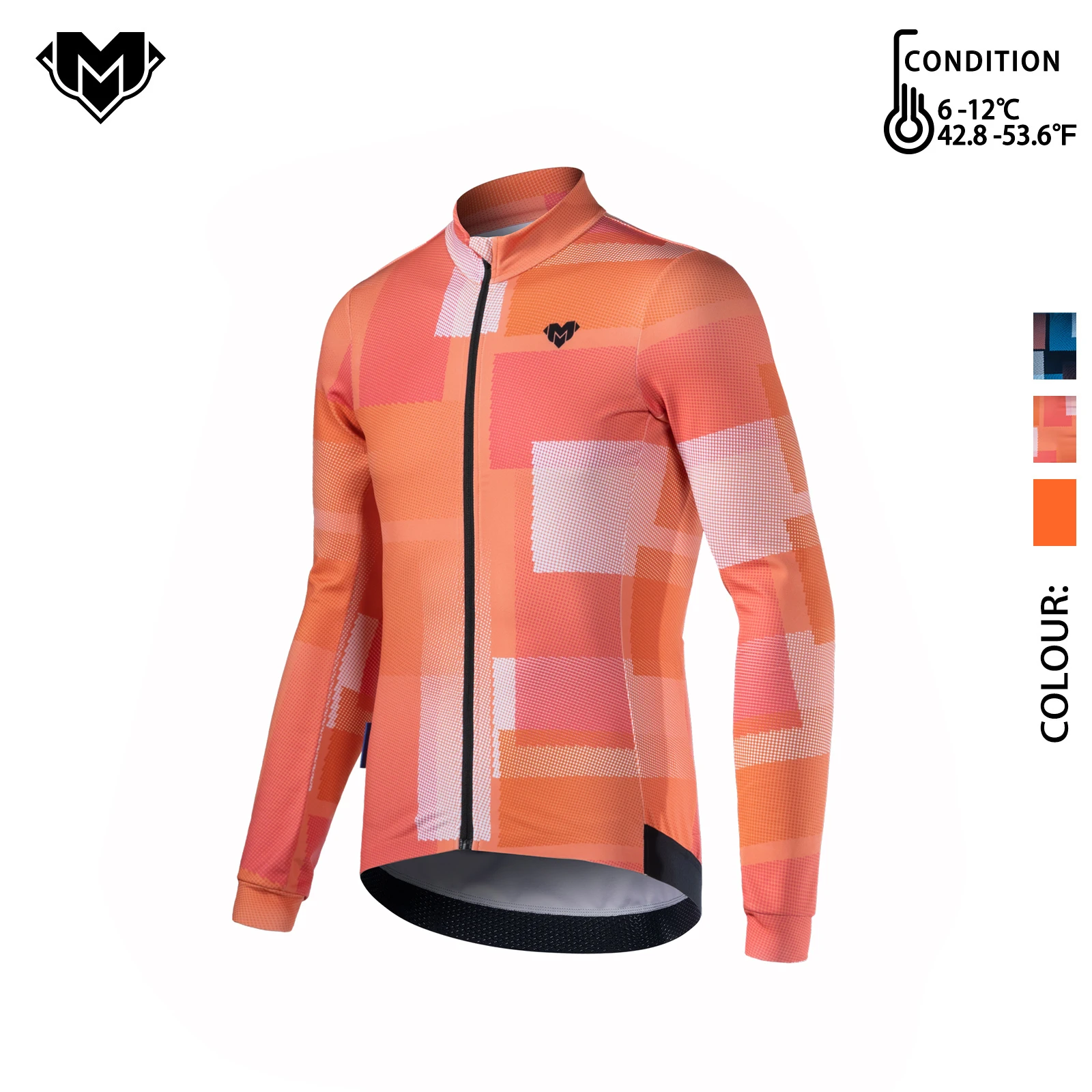 MK 2022 Men Winter Thermal Cycling Jackets Windproof Long Sleeves Bike ...