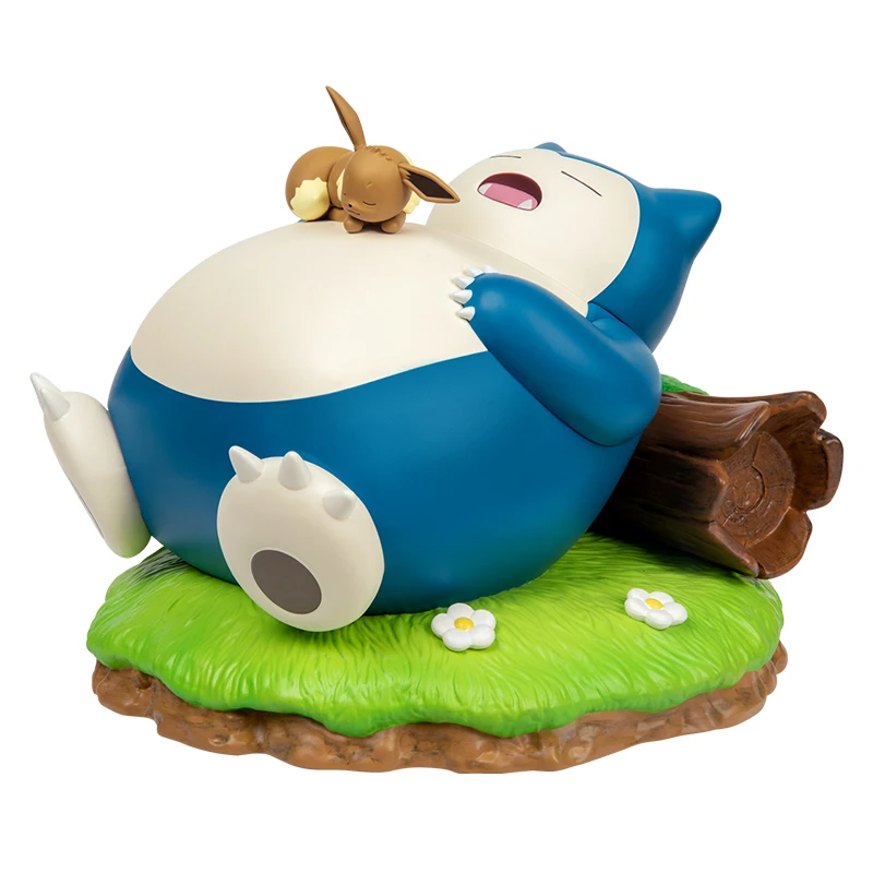 Pokemon Anime Action Figures Snorlax With Eevee Dolls Funism Genuine ...