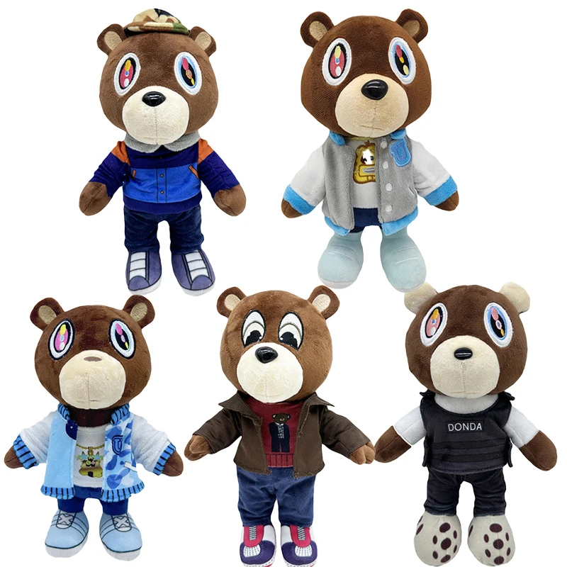 Kanye-Teddy-Bear-Stuffed-Plush-Kanye-West-Graduation-Bear-Plush-Toys ...
