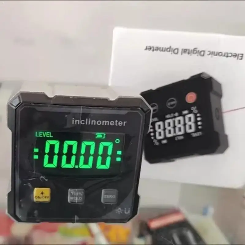 Magnetic Laser Inclinometer Digital Angle Measuring Digital Electronic ...