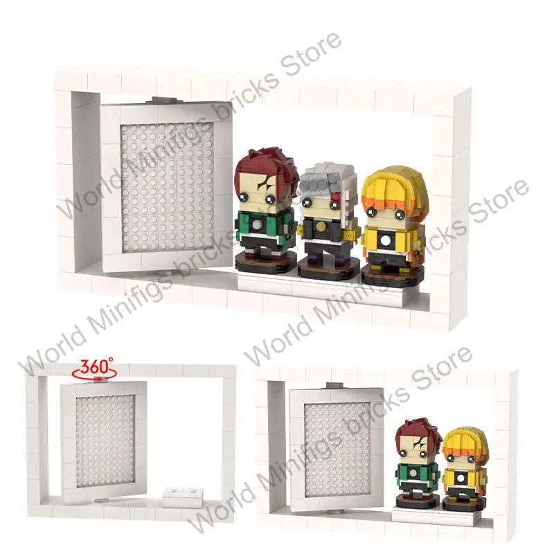 Moc Creative Series Photo Frame Brick Compatible Figure Building Block ...