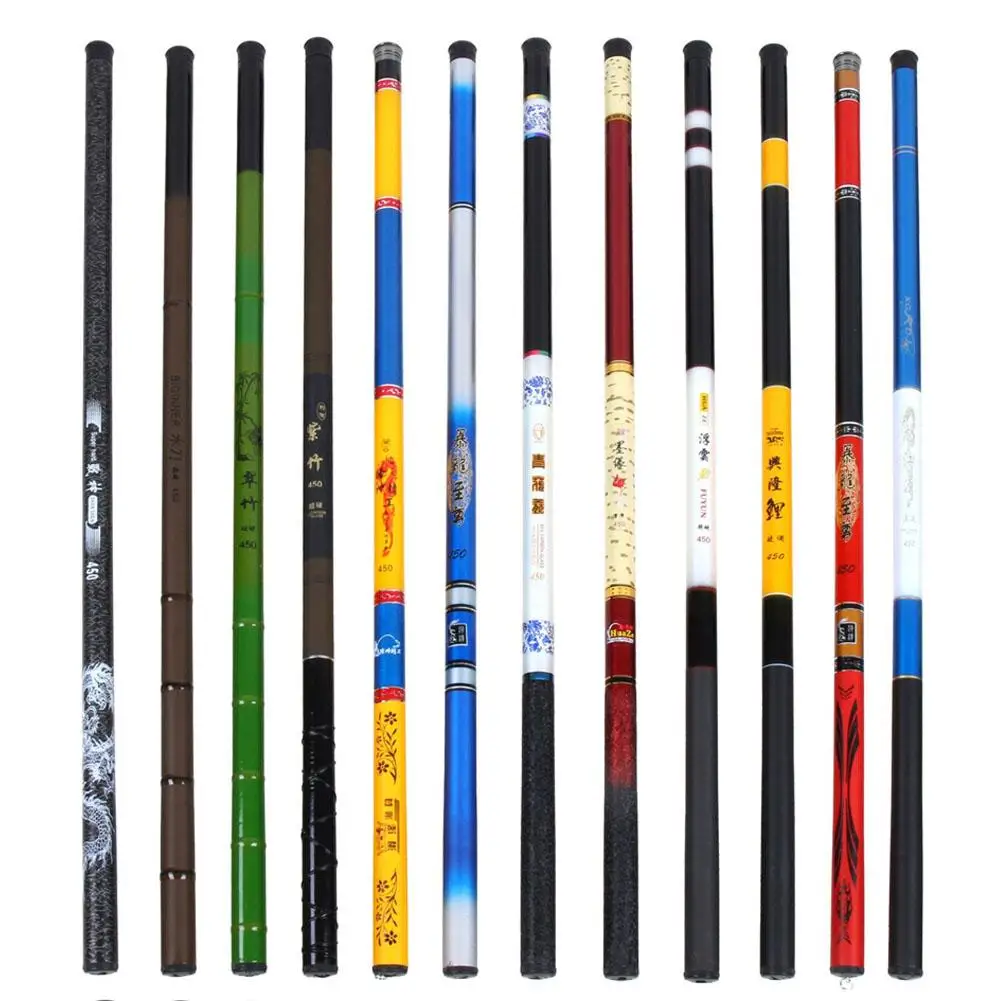 New Telescopic Fishing Rod 3.6m/4.5m/5.4m Portable Ultralight Ergonomic ...