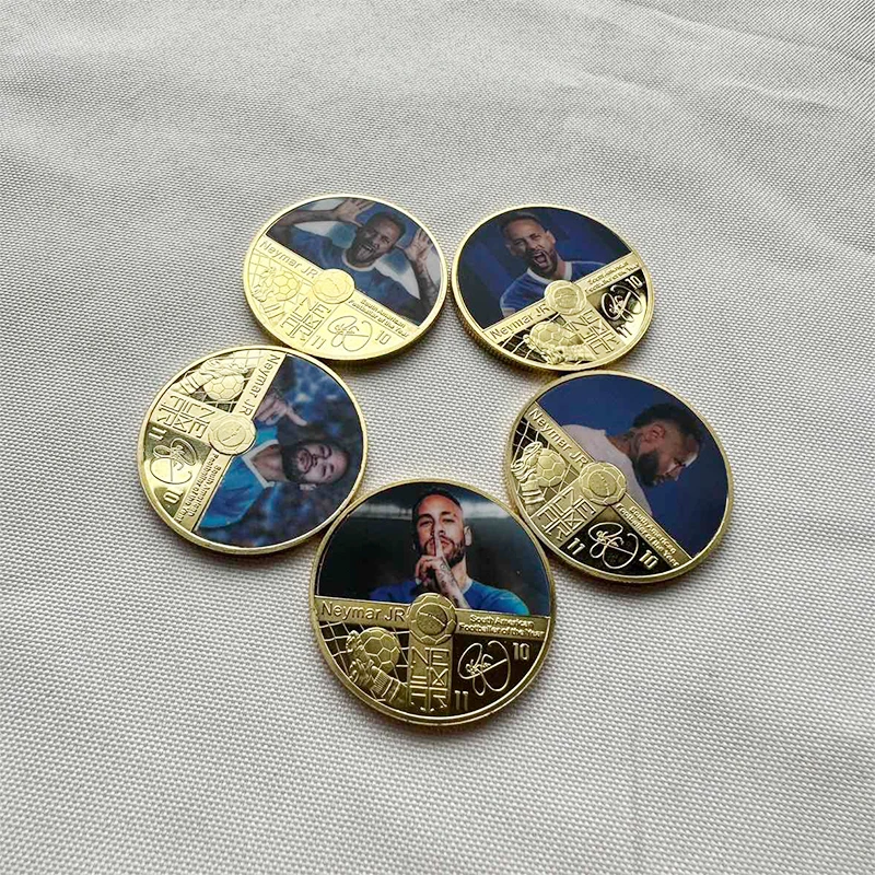 South-American-Footballer-of-The-Year-Gold-Plated-Commemorative-Coin ...
